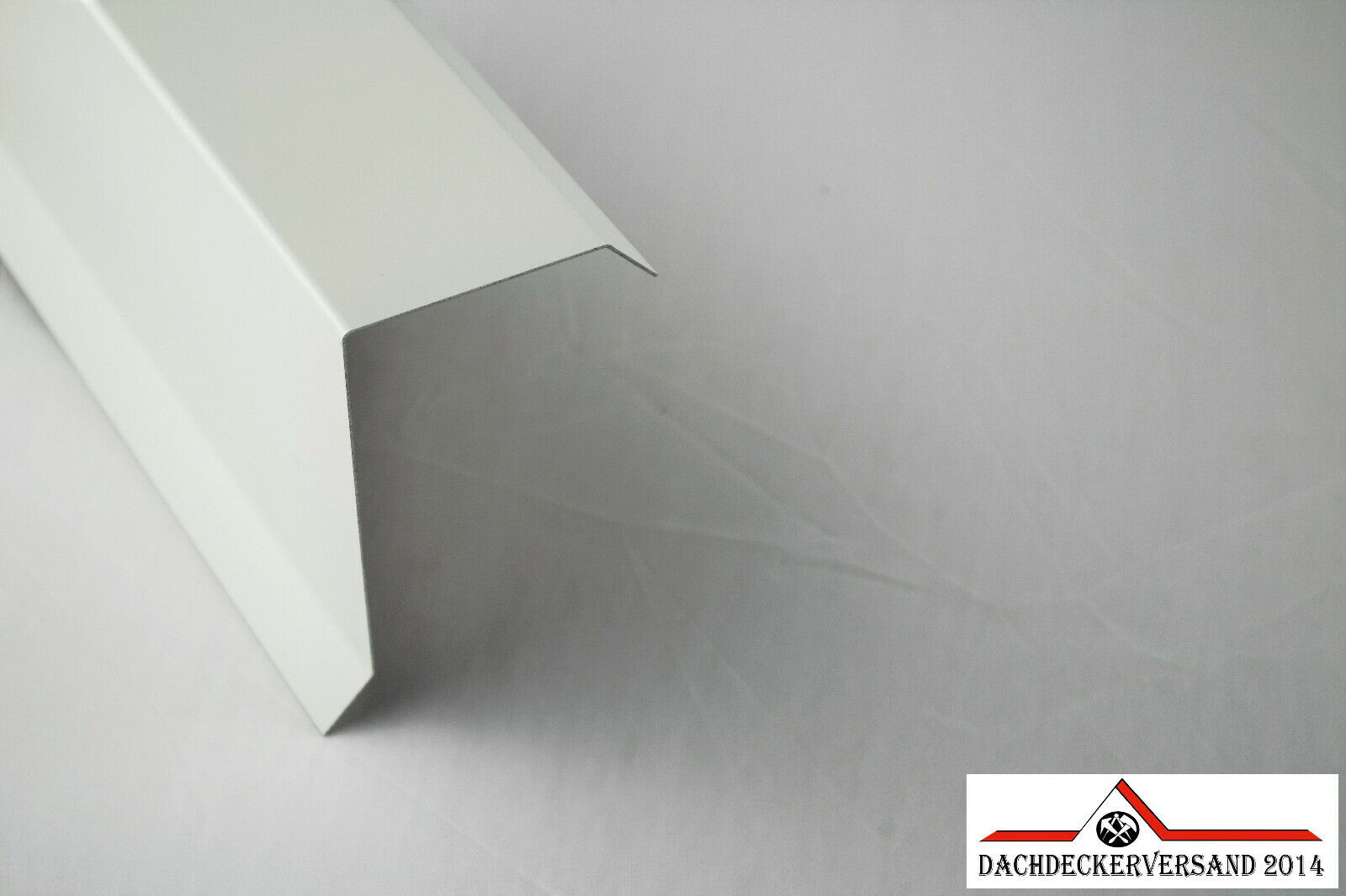2 m Ortblech Ortgangblech Dachrandblech Flachdach 0,8 mm stark Alu ...